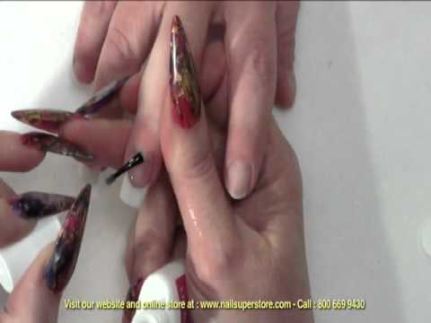 Silk Wrap Nail Tips: Overlay Application Tutorial Part 3