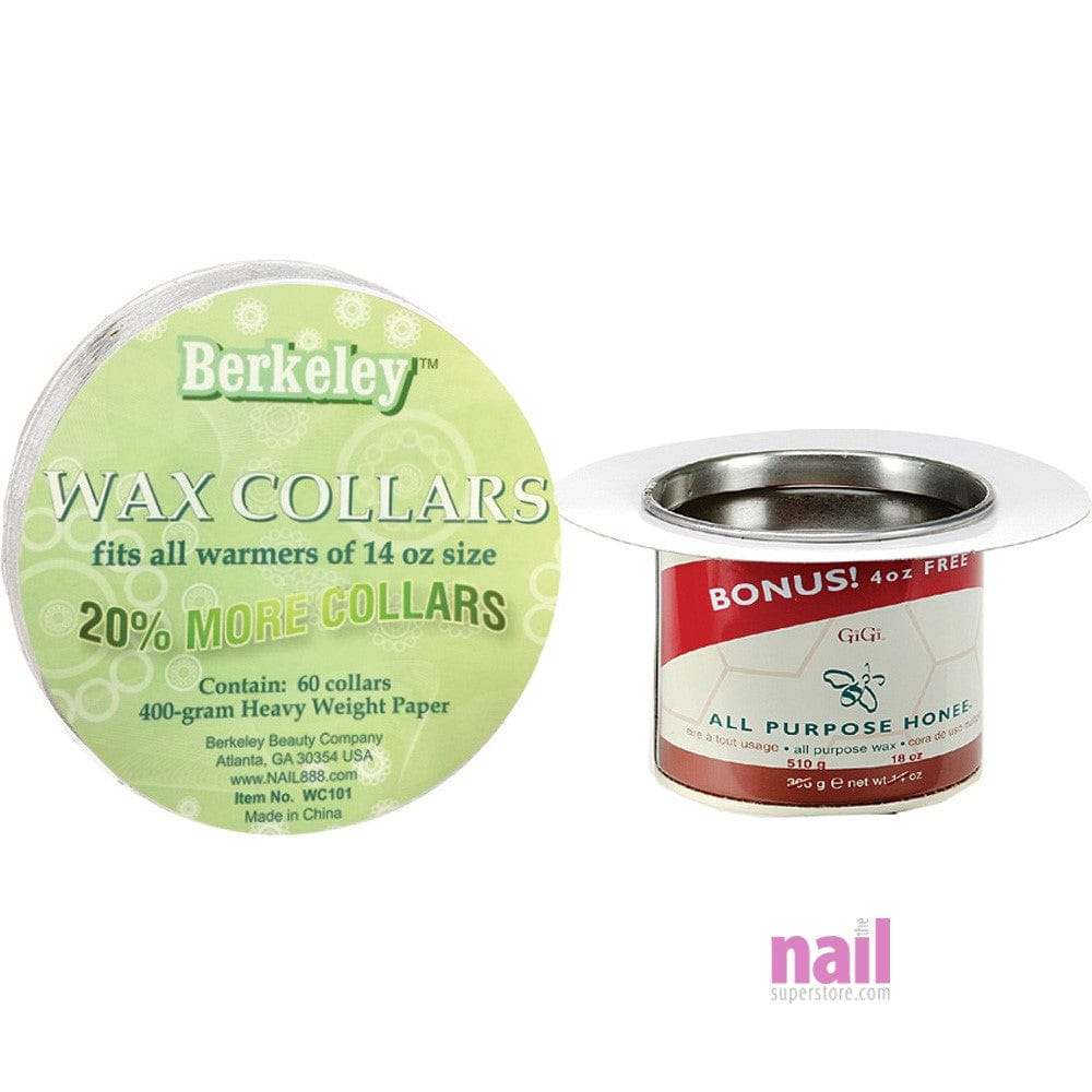 Gigi Wax Collar 50-Pack – Catches Wax Drippings, Keeps Station Clean ...